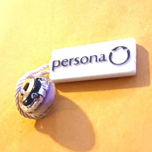 Persona | Jewelry | Persona Cream Black And Silver Mix Charm In ...